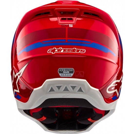 Capacete Alpinestars Sm5 Action 2 Red / Blue