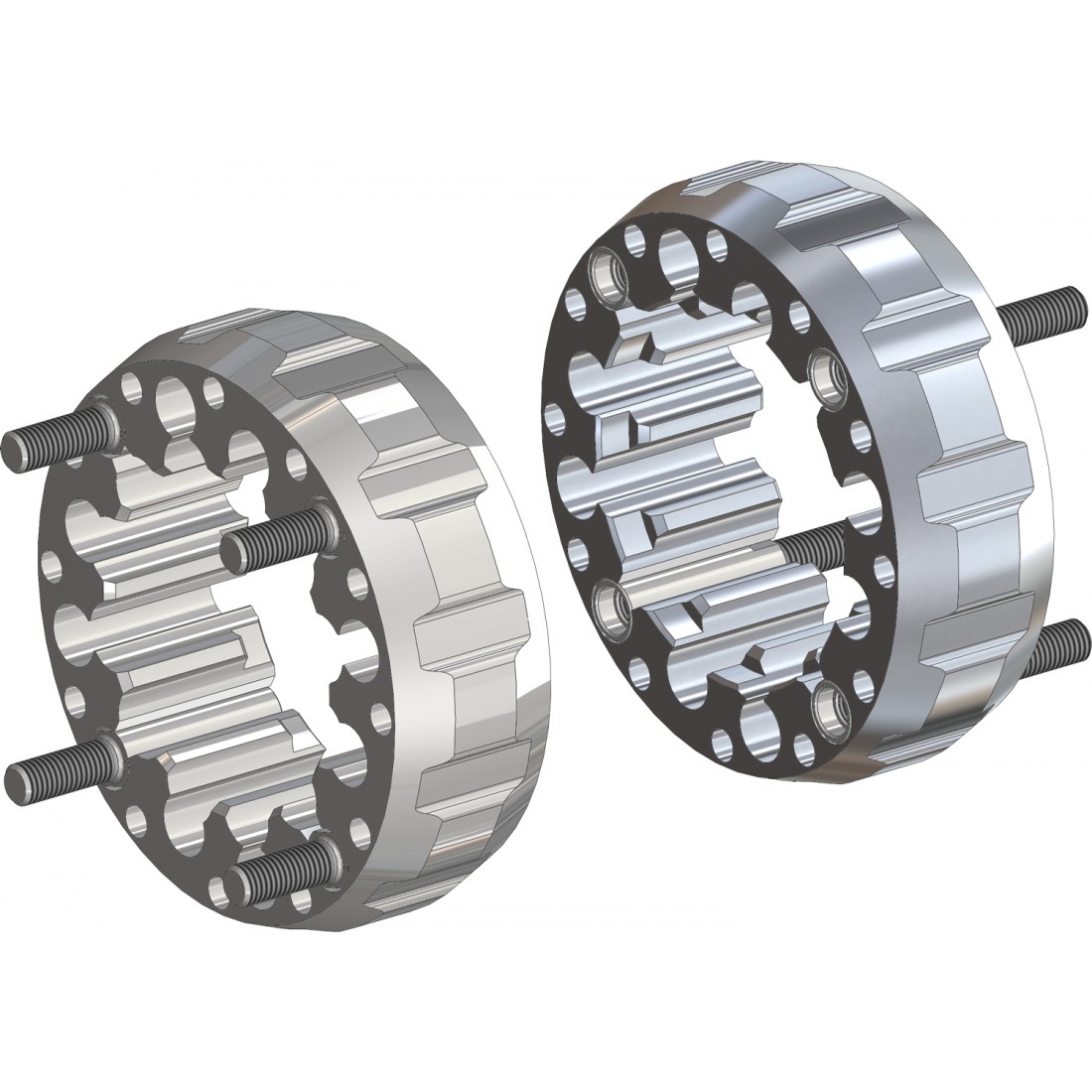 Alargadores De Roda (Kit 2) Hard Racing Crosspro Polaris