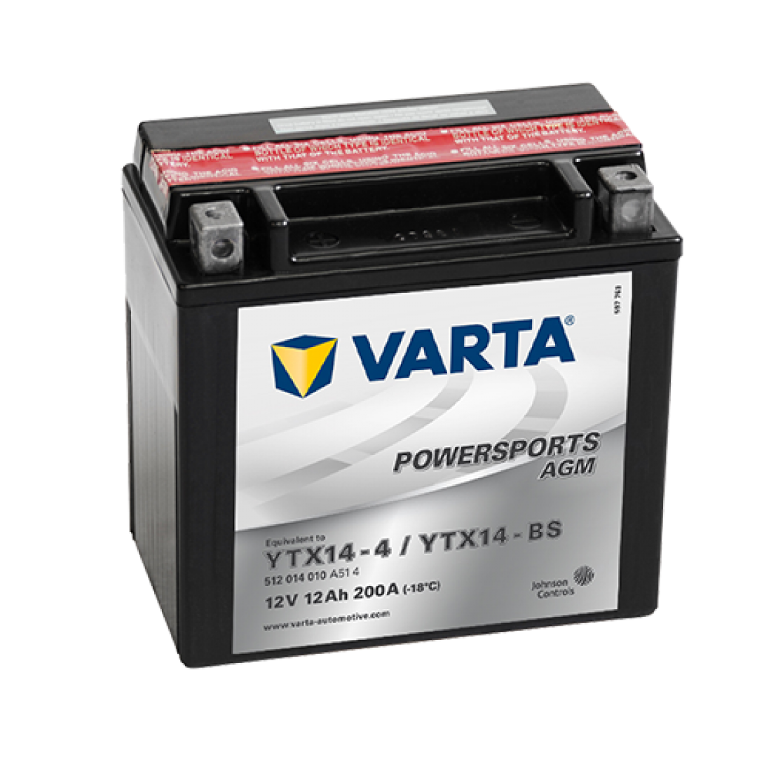 Bateria Varta Agm Ytx14-Bs / Ytx14-4