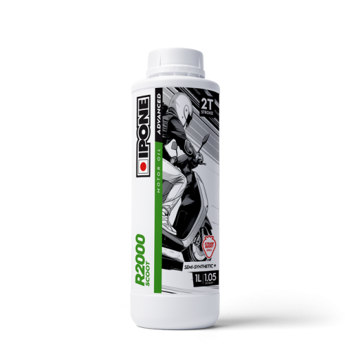 Óleo Mistura Ipone 2T R2000 Scoot Advanced Morango Semi-Sintético