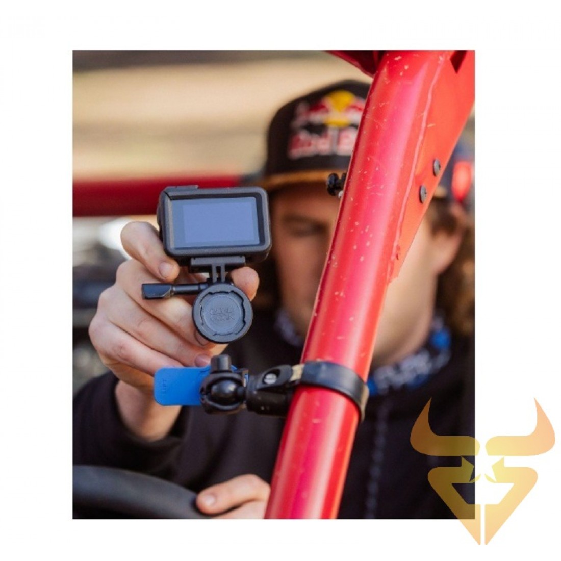 Suporte 360 Quad Lock Para Roll Bar Atv / Utv / Ssv